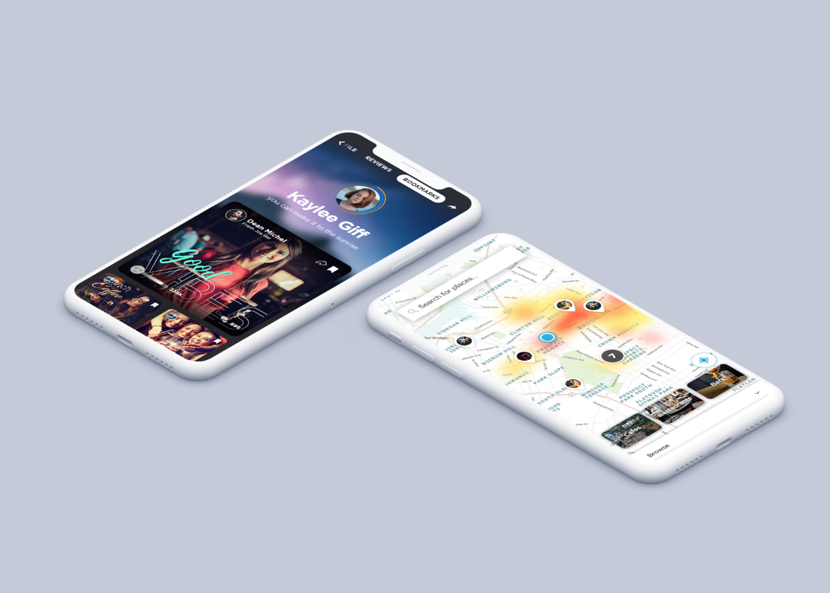 Places™ UI Kit — Social Media & Maps – VIP Graphics