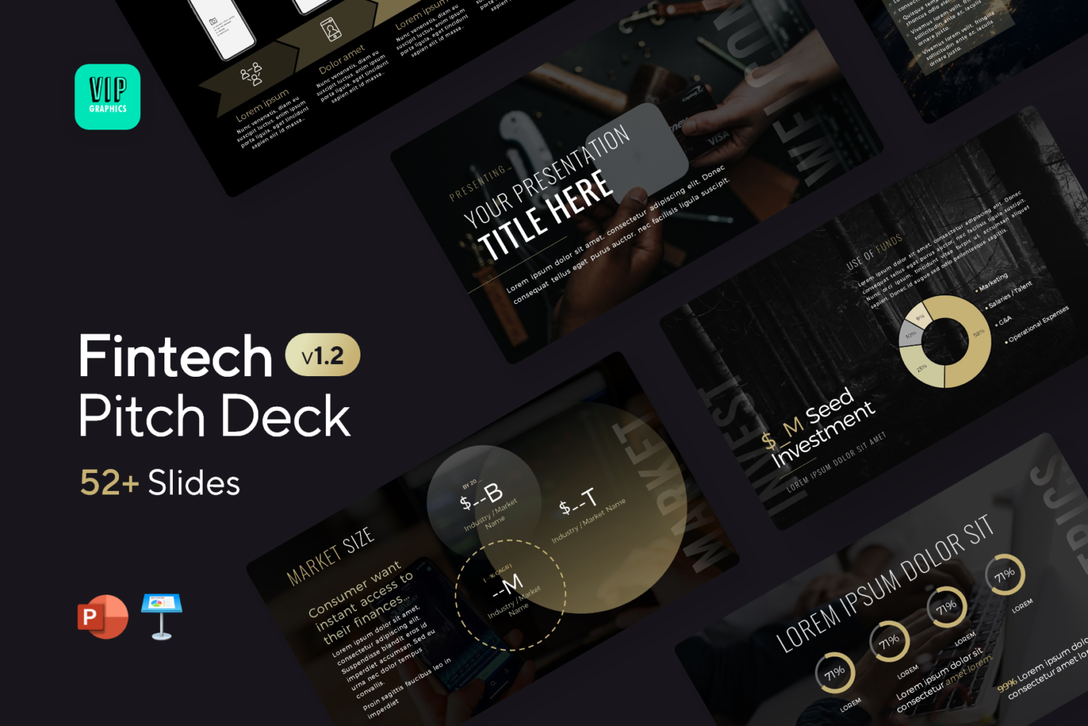 Pitch Deck Templates (for PowerPoint & Keynote) – VIP Graphics