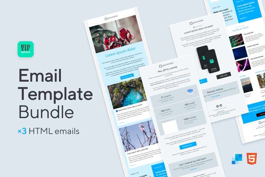 Tear Sheet / Factsheet Template Bundle – VIP Graphics