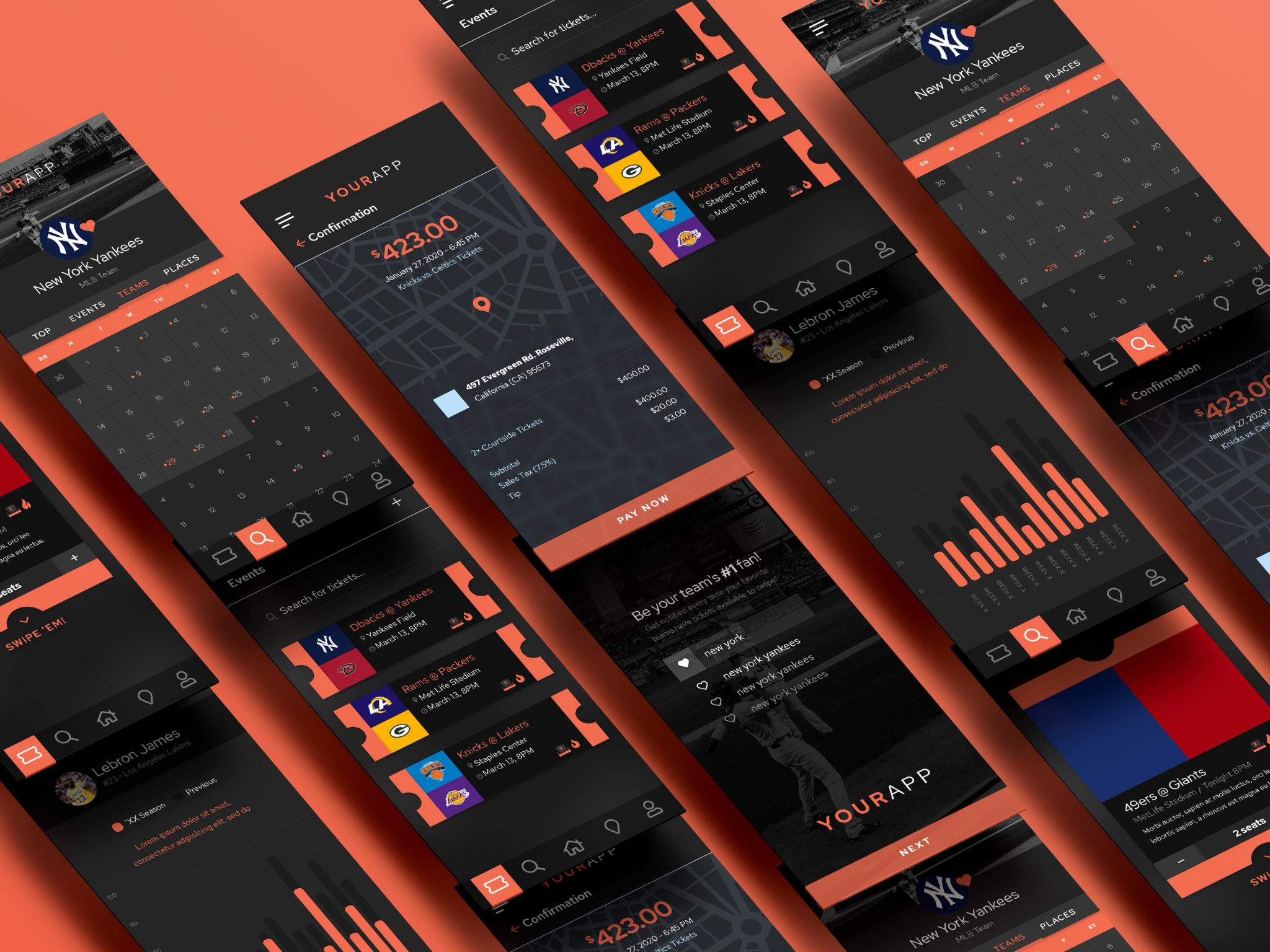 Ticketswipe™ — Event Ui Kit Ticketing Mobile App Vip Graphics