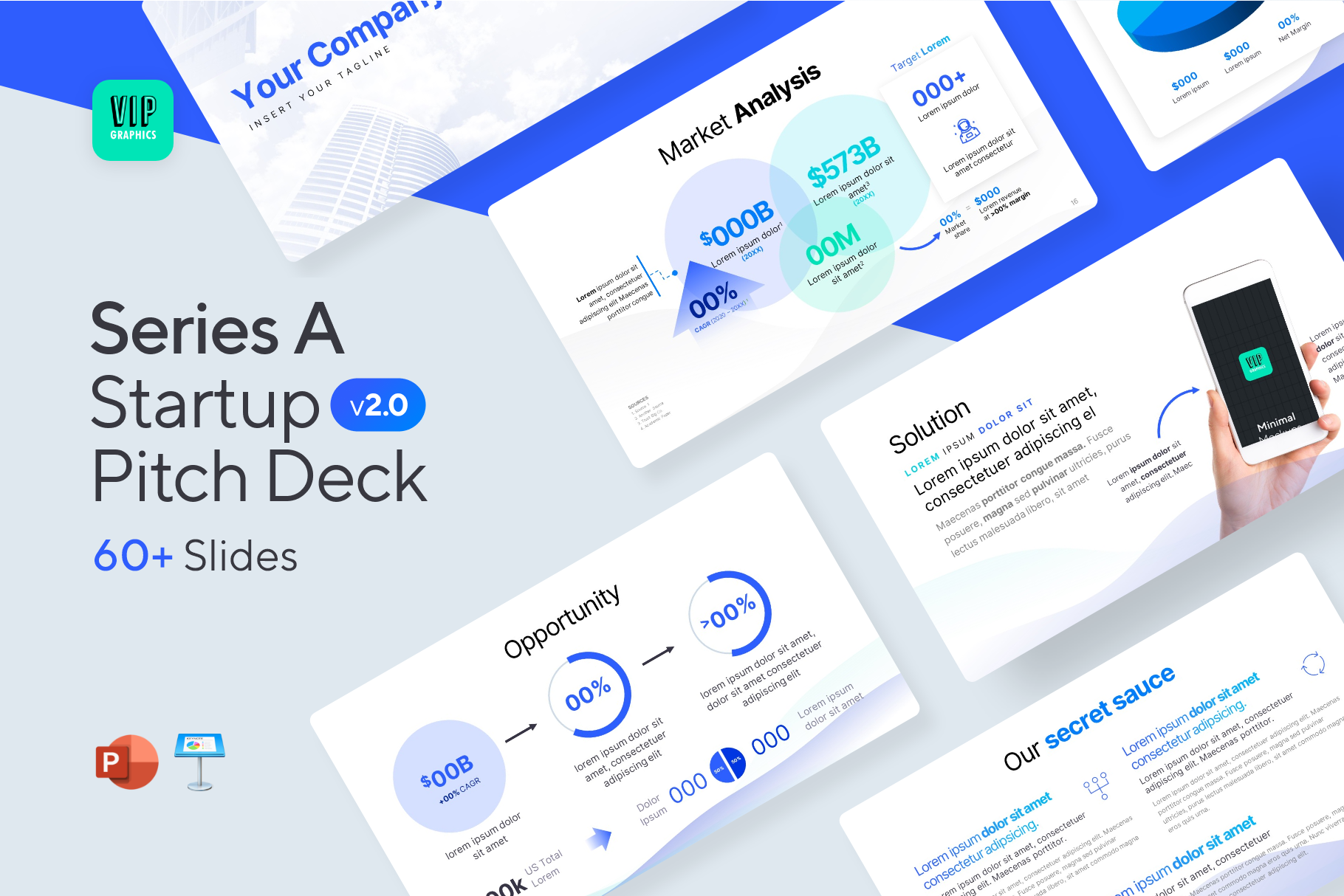 Food Startup Pitch Deck Template Free