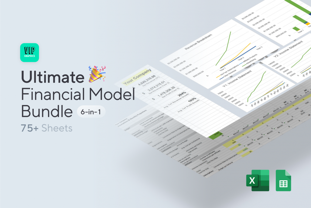 Financial Model Templates – VIP Graphics
