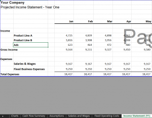 eCommerce & DTC Financial Model Template – VIP Graphics