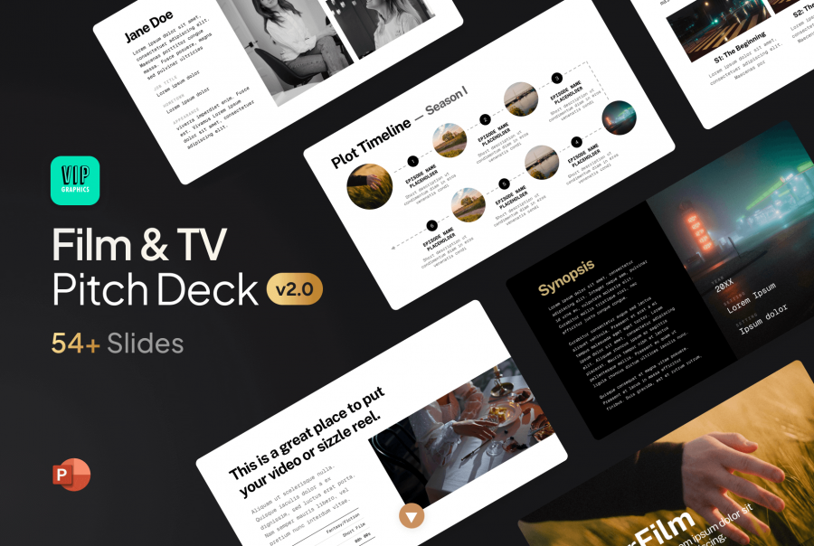 TV Show Pitch / Film One-Pager – VIP Graphics