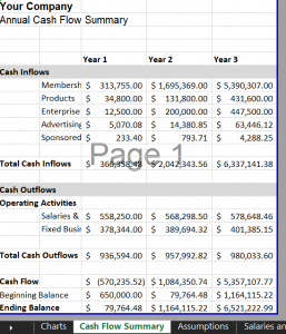 Memberships & Subscriptions Financial Model – VIP Graphics