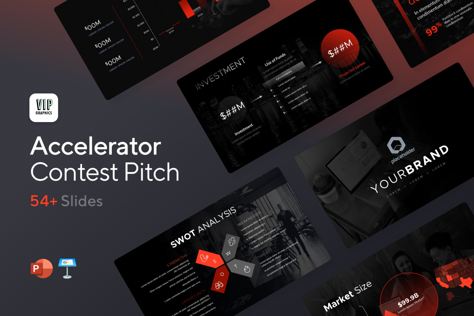 Accelerator Pitch Deck: for Incubators & Contests – VIP Graphics