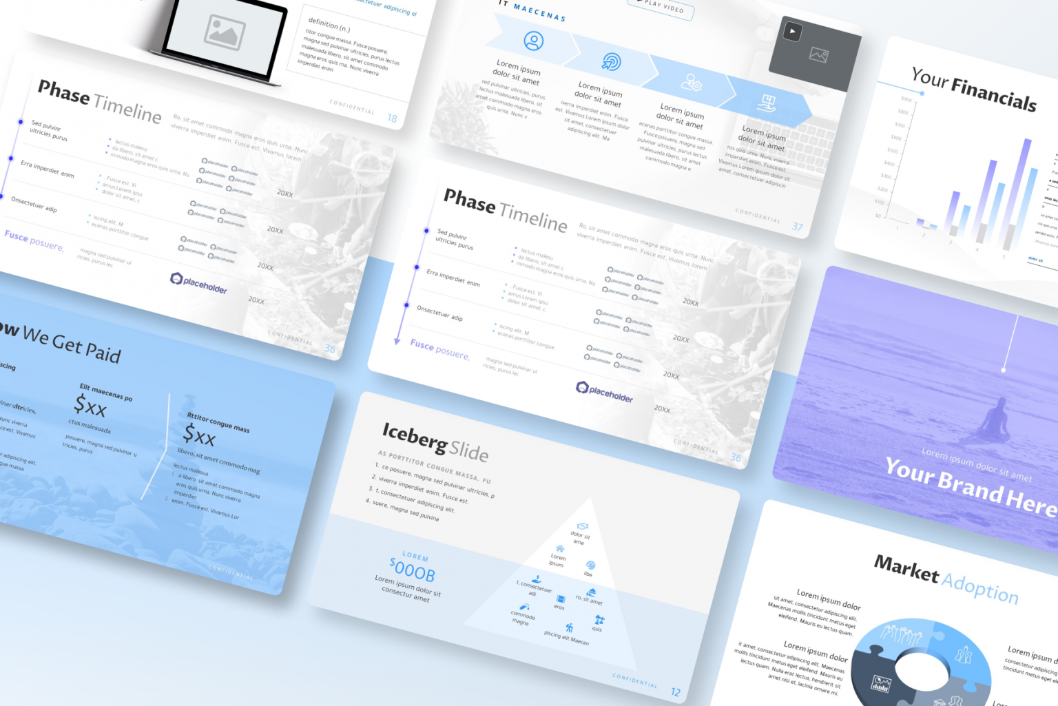 Wellness Marketplace Pitch Deck Template – VIP Graphics