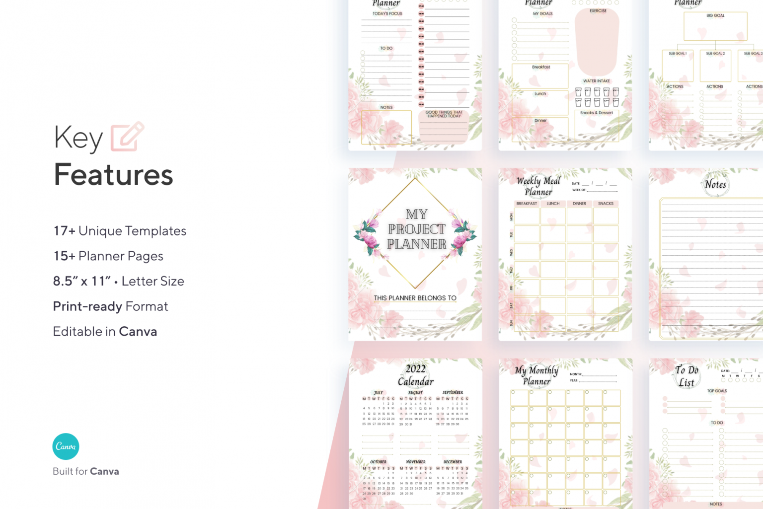 Canva Project Planner – VIP Graphics
