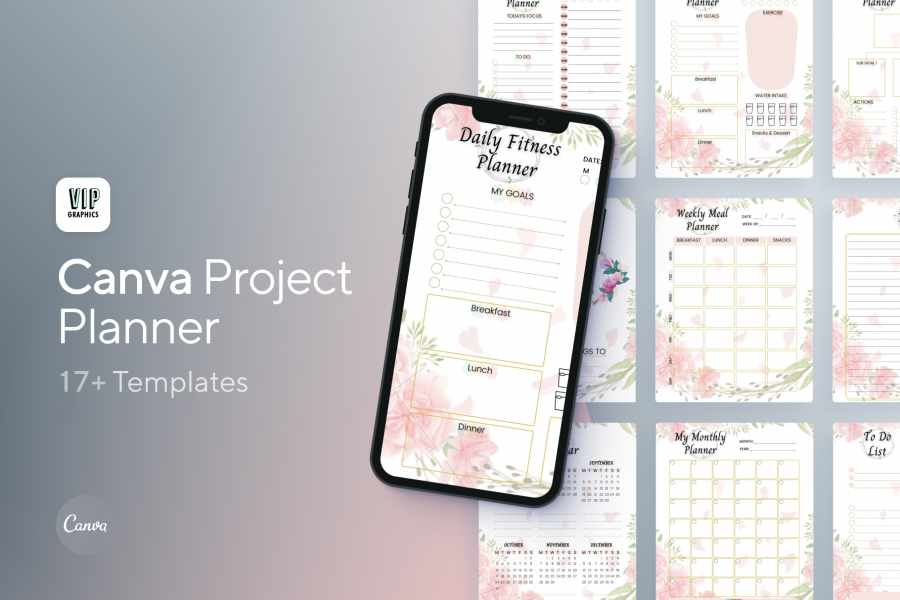 Canva Project Planner – VIP Graphics