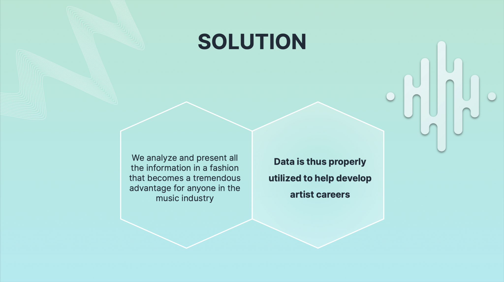 How-to create a pitch deck: Solution slide – VIP Graphics