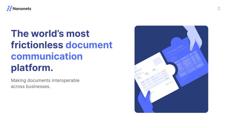 Y-Combinator AI startup Nanonets raised $10M with this deck
