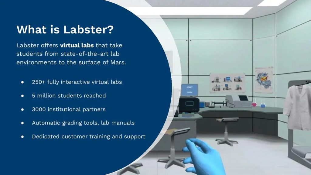 Labster's $47 million pitch deck for virtual reality education