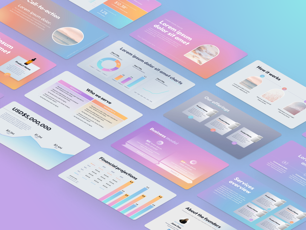 Wellness Pitch Deck Presentation Template – VIP Graphics