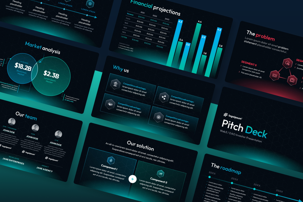 Web3 Pitch Deck Presentation Template Vip Graphics