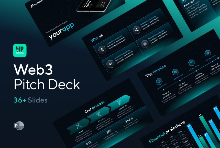 Wellness Pitch Deck Presentation Template – VIP Graphics