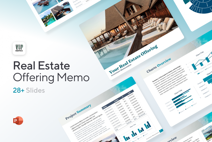 Investment Banking Presentation Template VIP Graphics