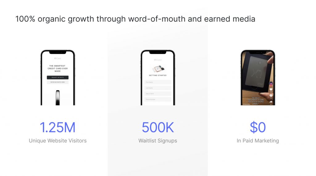 X1 Card pitch deck: $25 million for smart credit card