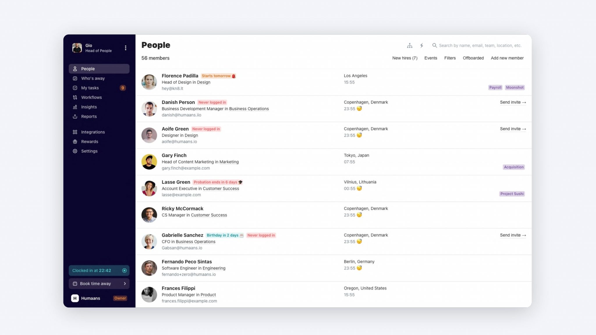 Humaans 8-slide pitch deck: $15M Series A for HR tech