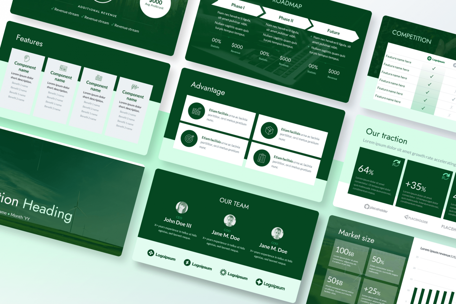 Cleantech & Green Energy Pitch Deck – VIP Graphics