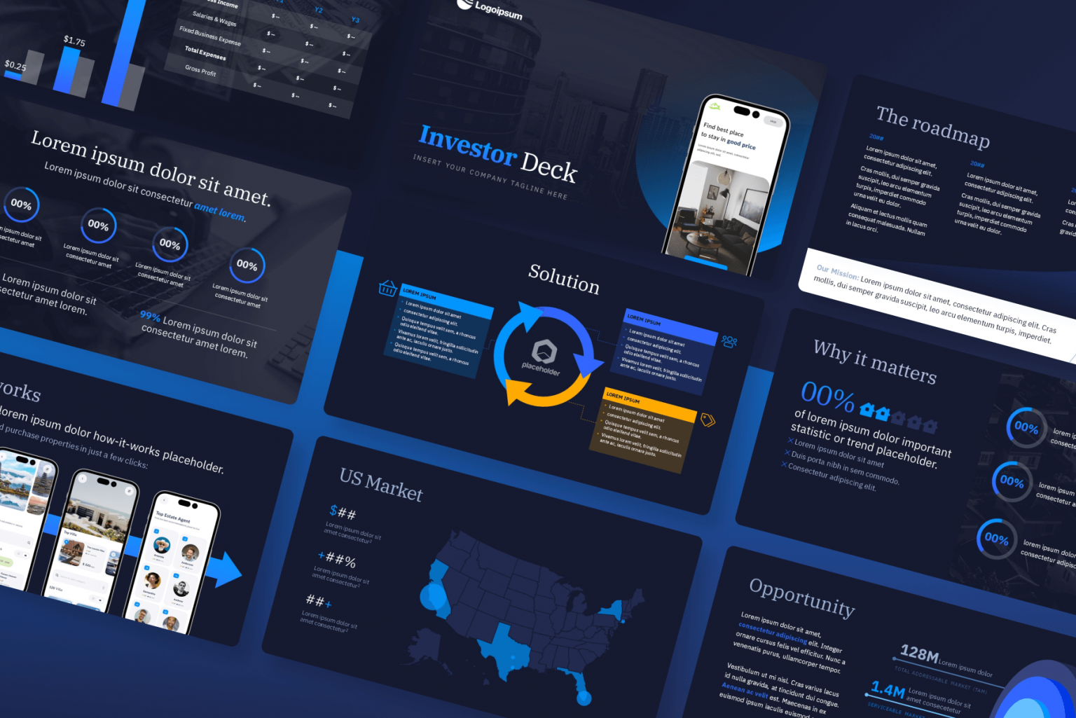 PropTech Pitch Deck Template – VIP Graphics