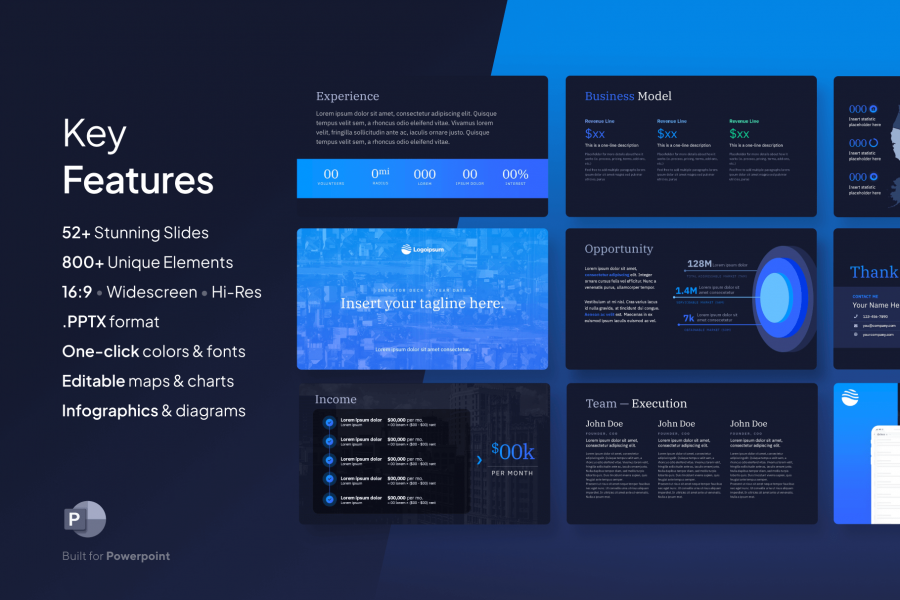 PropTech Pitch Deck Template – VIP Graphics