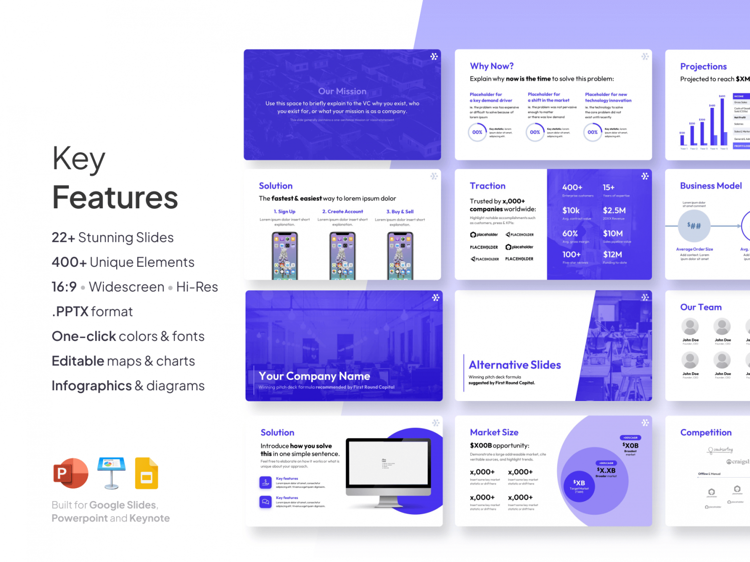 Base Pitch Deck Template – VIP Graphics