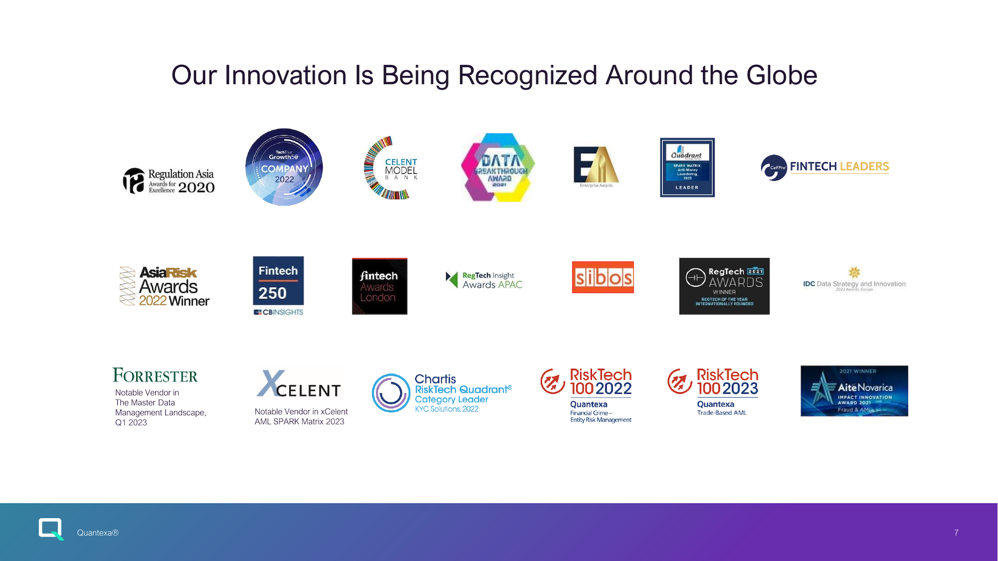 Quantexa pitch deck: $129M for data intelligence