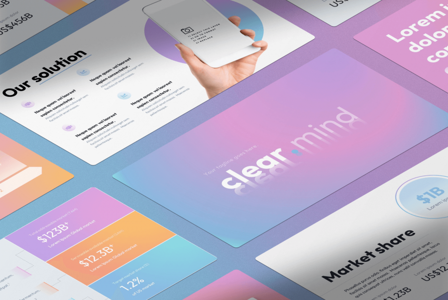 Wellness Marketplace Pitch Deck Template – VIP Graphics