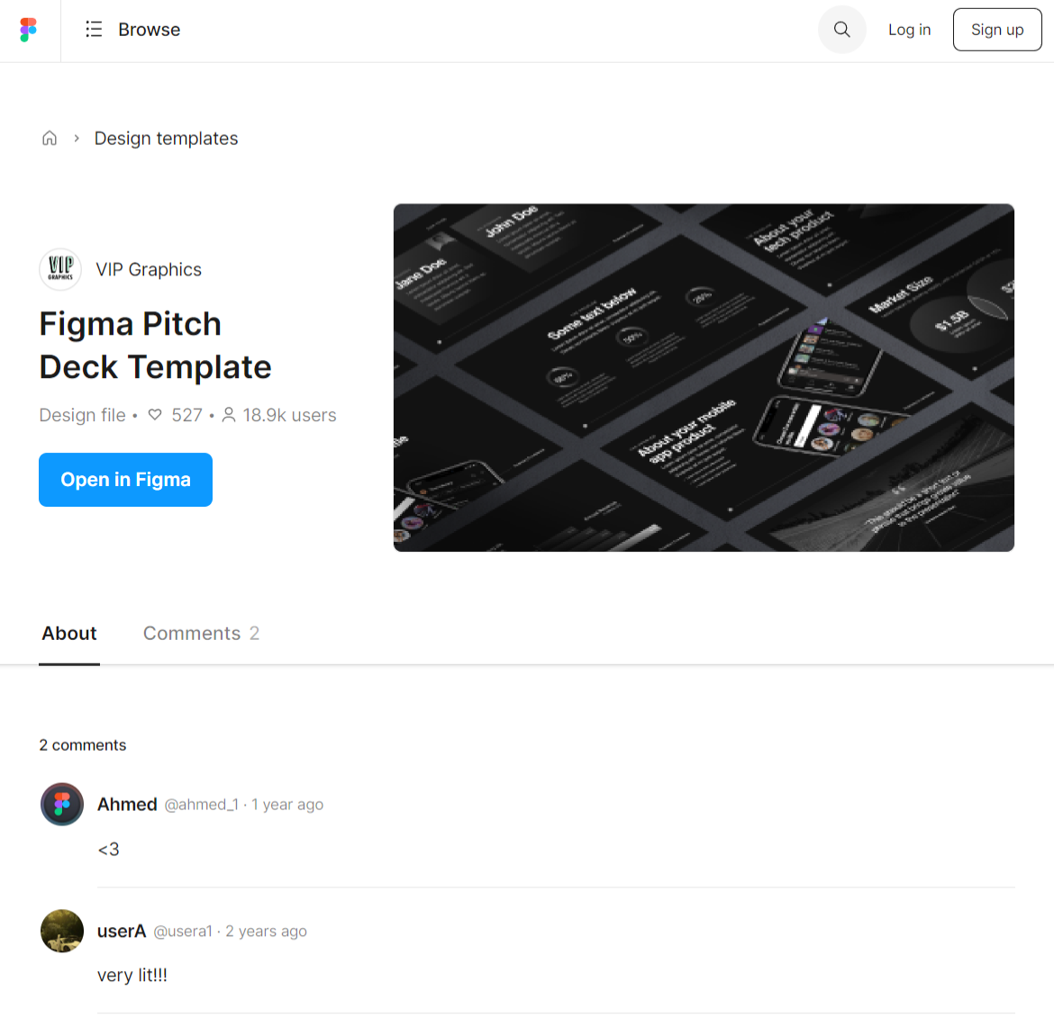 UPDATED: Figma Slides Pitch Deck Template – VIP Graphics